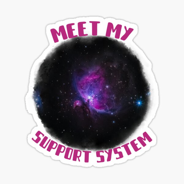 "Infinite Support System" Sticker for Sale by Demylane | Redbubble