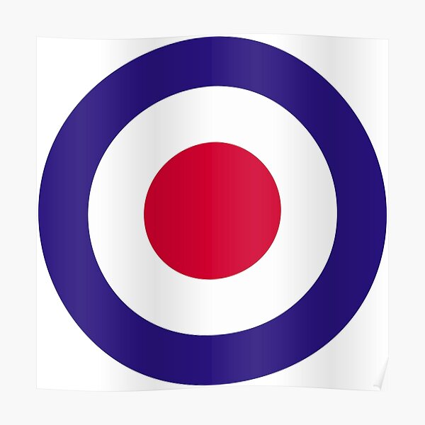 Mod Target Posters | Redbubble