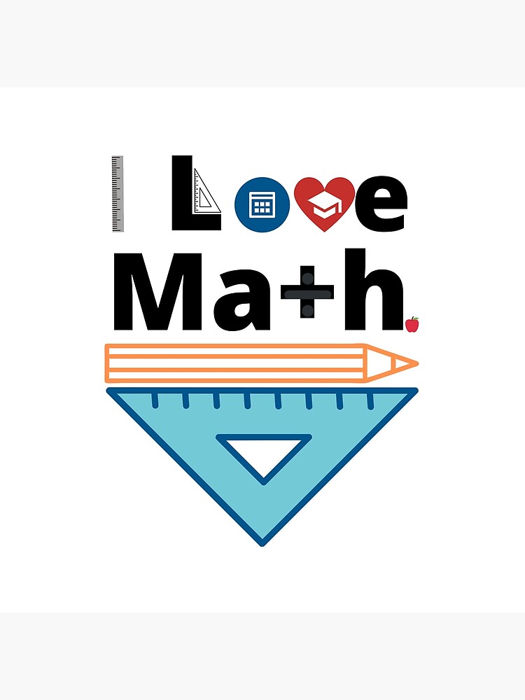I Love Math Clipart