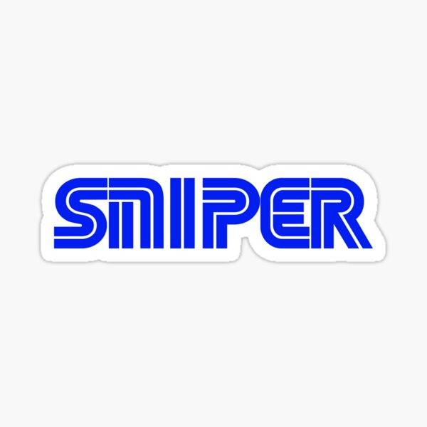 "Sniper Gang Game tshirt throw Back" Sticker for Sale by ...