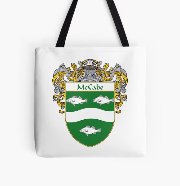 "McCabe Coat of Arms/Family Crest" Tote Bag for Sale by IrishArms ...