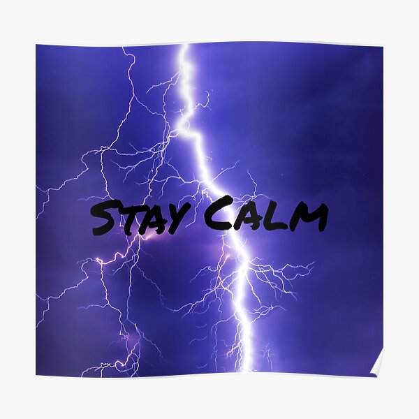 "Stay calm" Poster by Rudoxer | Redbubble