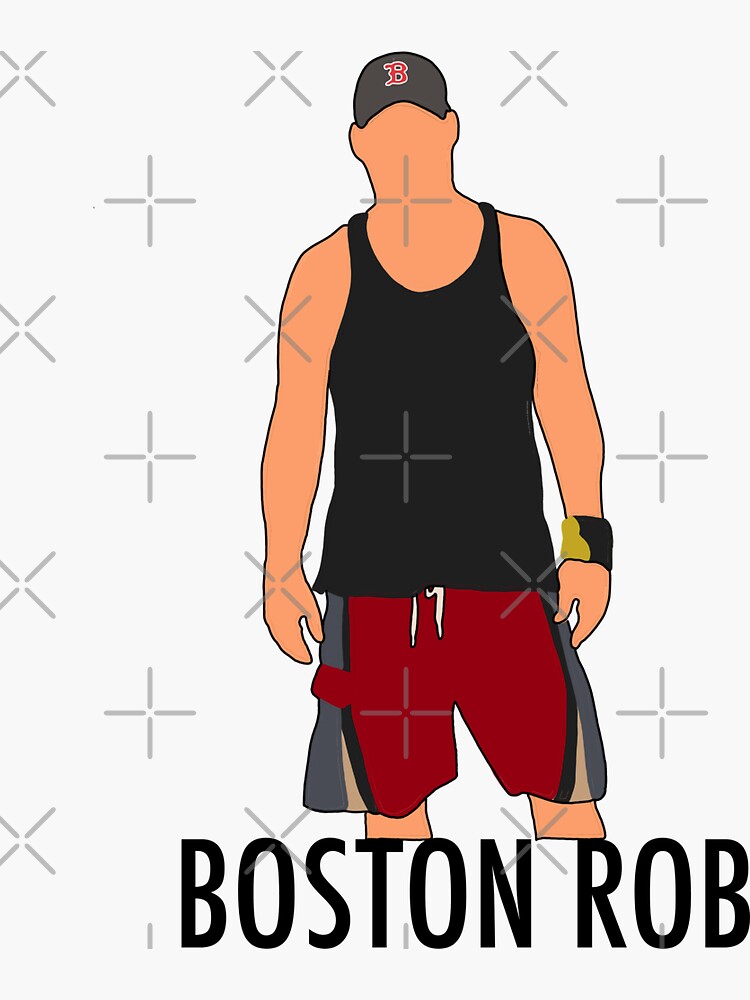 "Boston Rob - Survivor Drawing " Sticker for Sale by LucasM22 | Redbubble