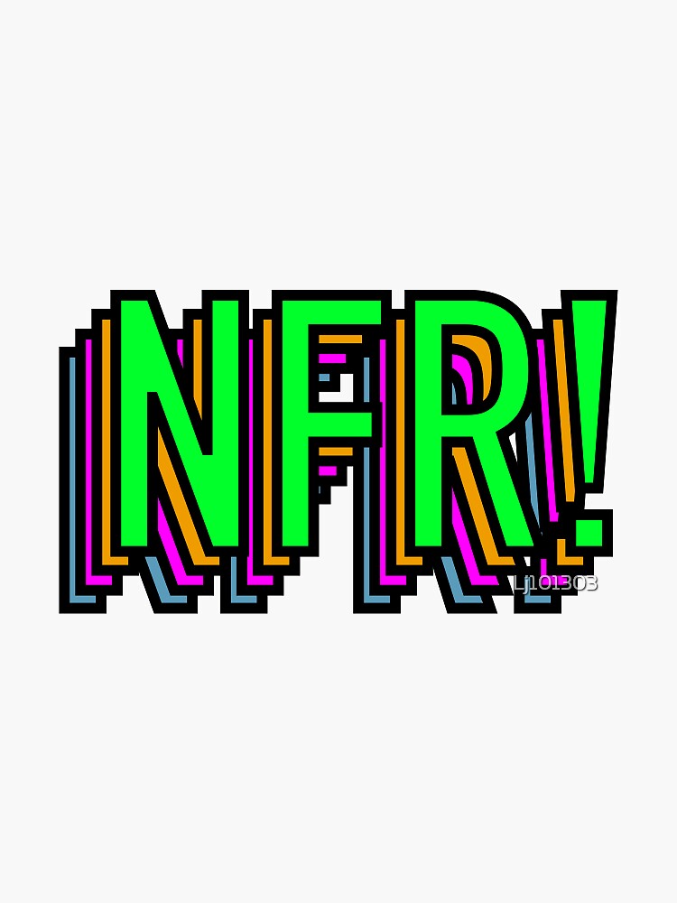 "Lana Del Rey NFR!" Sticker for Sale by Lj101303 | Redbubble
