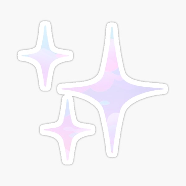 "Pastel Sparkles" Sticker for Sale by napcatreborn | Redbubble