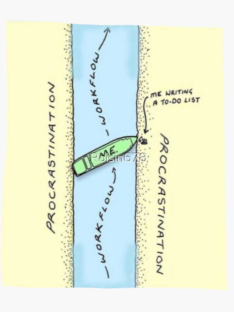 "Procrastination station" Sticker for Sale by Roisin678 | Redbubble