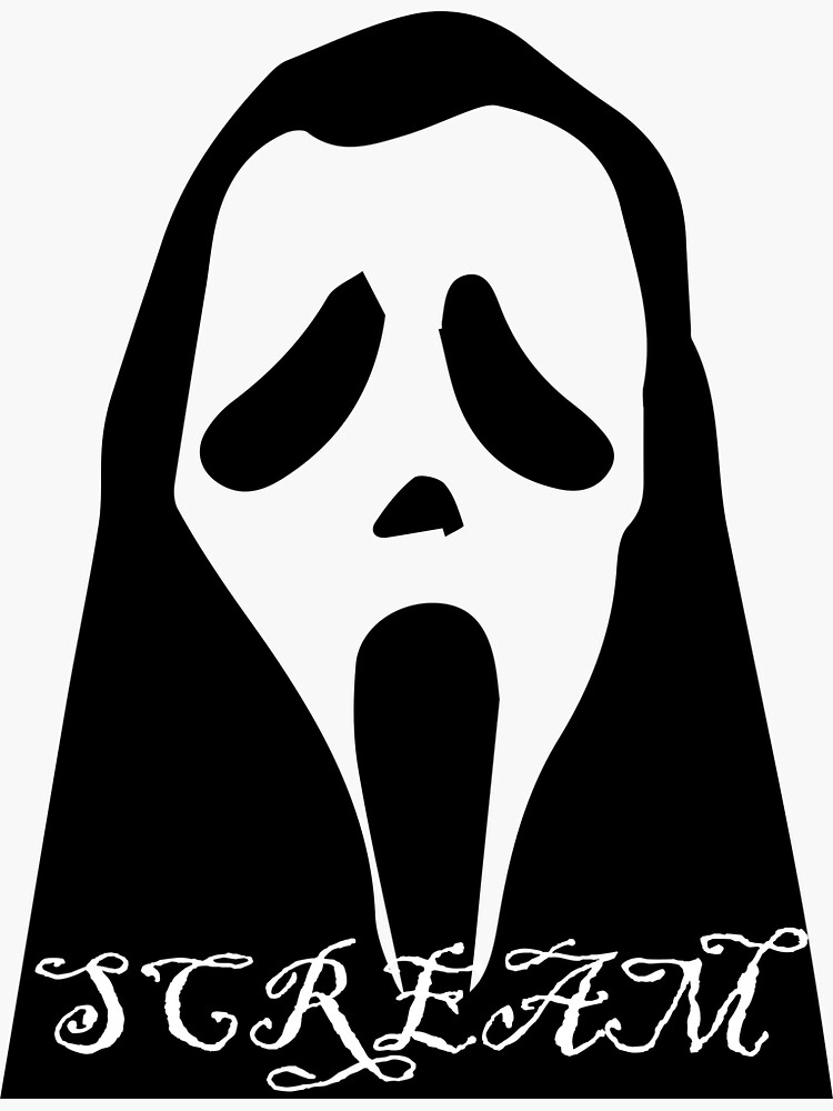 "scream " Sticker by Designs-Designs | Redbubble