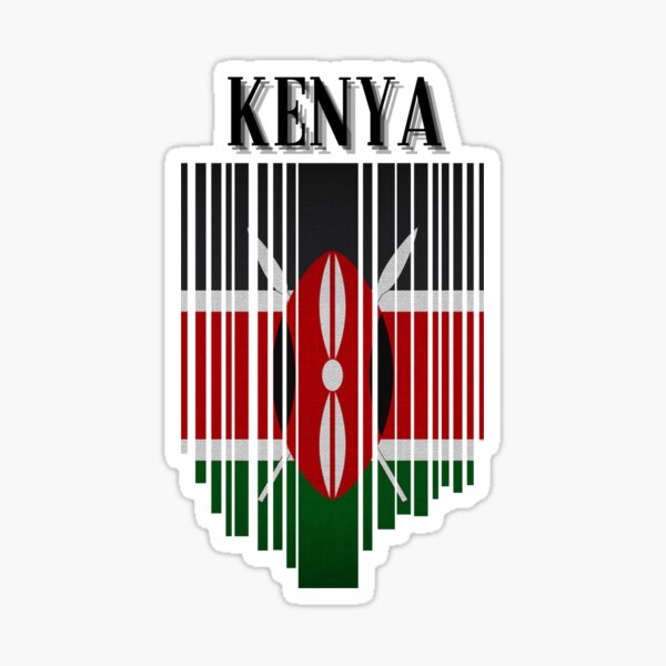 "Kenya flag " Sticker by eka123 | Redbubble