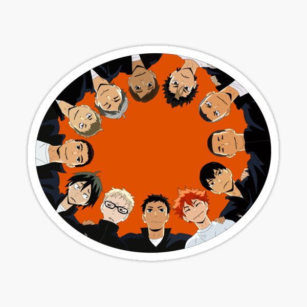 "Haikyu-Karasuno " Sticker for Sale by sophia19755 | Redbubble