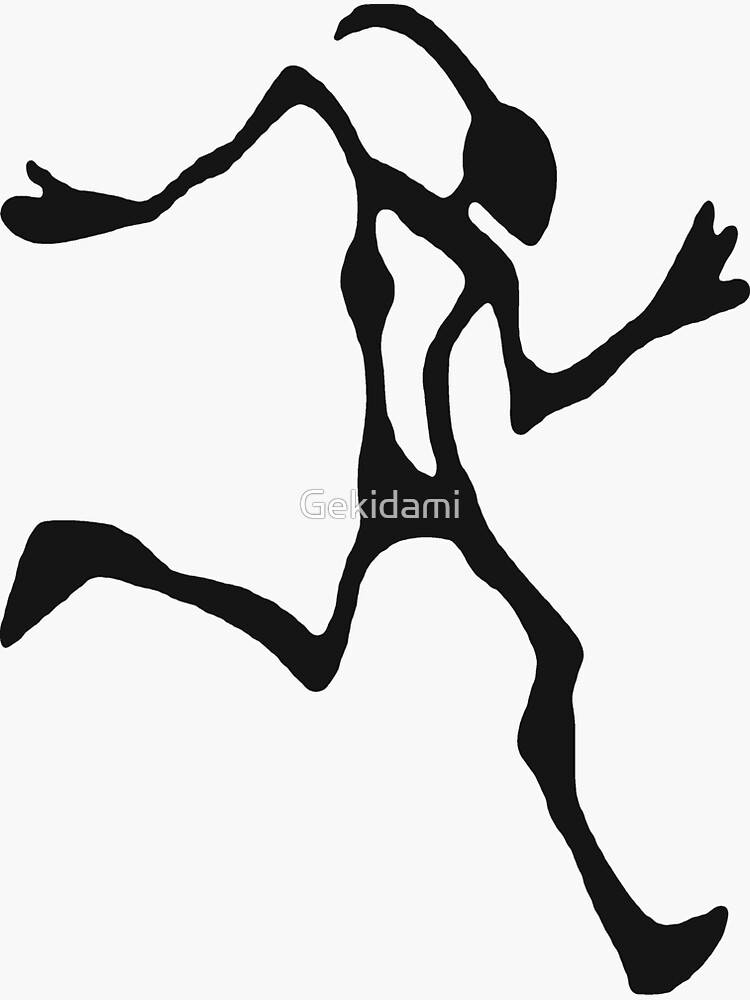 "Oddworld Mudokon Sketch" Sticker by Gekidami | Redbubble