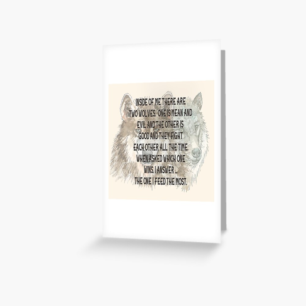 "Two Wolves" Greeting Card for Sale by HHPhotographyFL | Redbubble