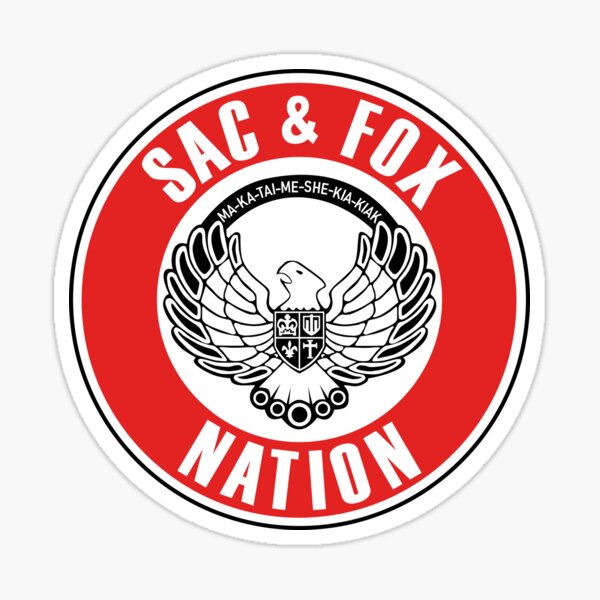 "sac and fox flag" Sticker for Sale by tony4urban | Redbubble