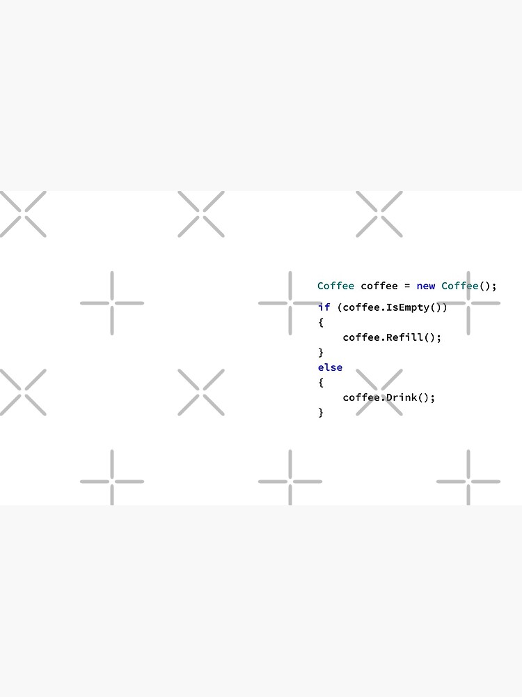 "If Coffee Is Empty Refill, else Drink in C# Programming Language, Programmer, Source Code ...