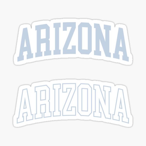 "Arizona State Varsity Letter" Sticker for Sale by illustrationsbm ...
