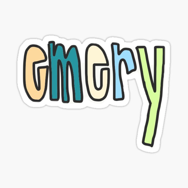 Emery Name Stickers | Redbubble