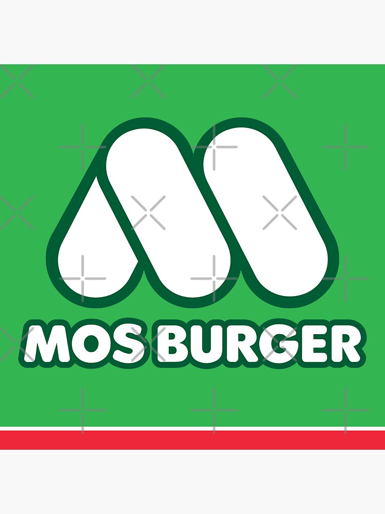 "MOS Burger (モスバーガー) Logo" Sticker for Sale by RubenCRM | Redbubble