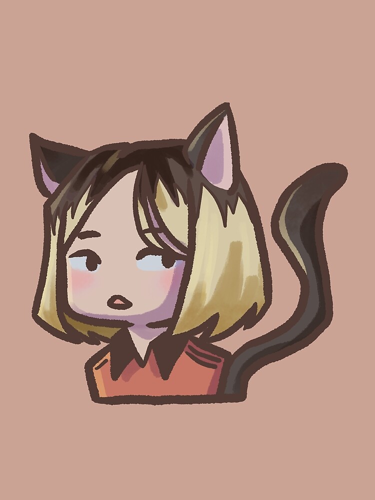 "Chibi Cat Kenma" Poster for Sale by izzoodles | Redbubble