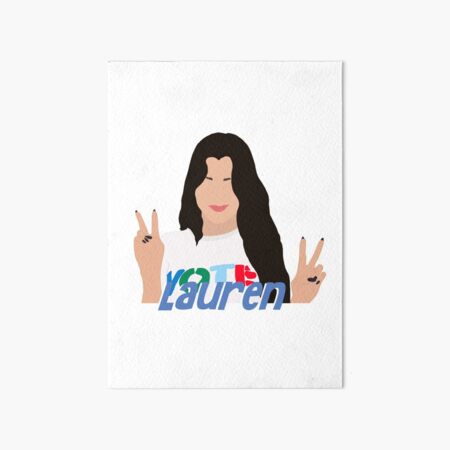 "lauren sticker " Art Board Print by sabrina511 | Redbubble