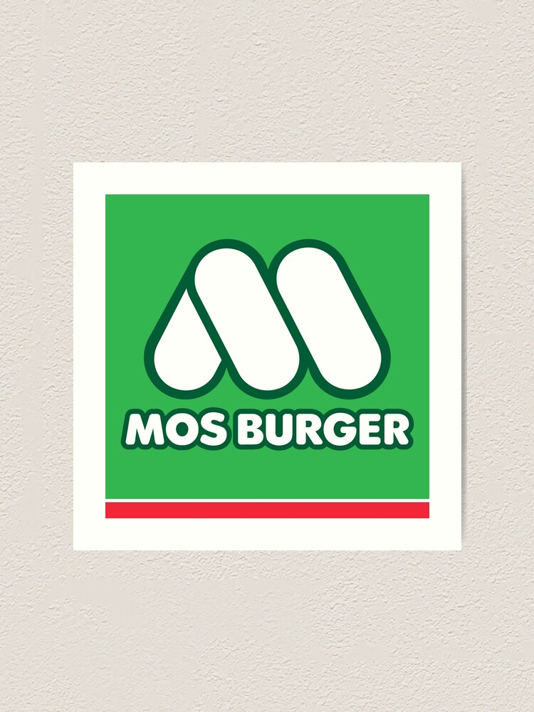 "MOS Burger (モスバーガー) Logo" Art Print for Sale by RubenCRM | Redbubble