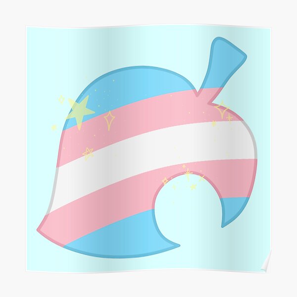 Póster «hoja de rincón trans» de transfixt | Redbubble