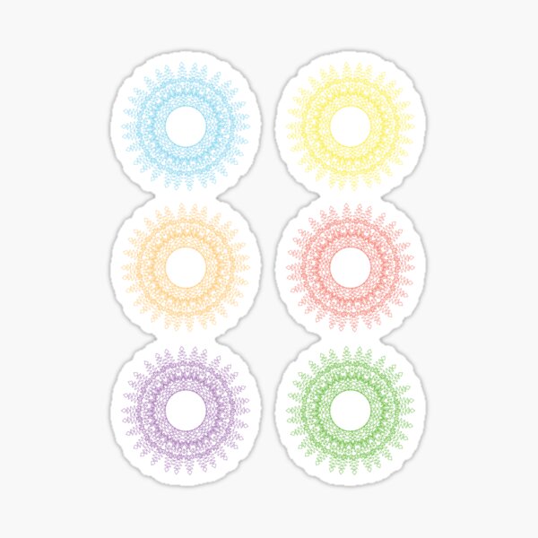 "Lacey Flower Spring Polka Dot Pattern" Sticker for Sale by EmilySutin ...