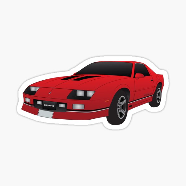 "1985 Chevy Camero " Sticker for Sale by lemonmatt4 | Redbubble