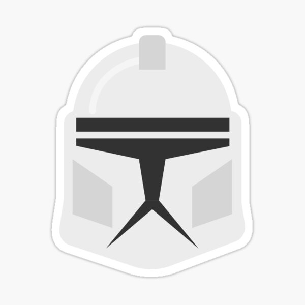 "Clone Trooper Icon" Sticker for Sale by olga4 | Redbubble