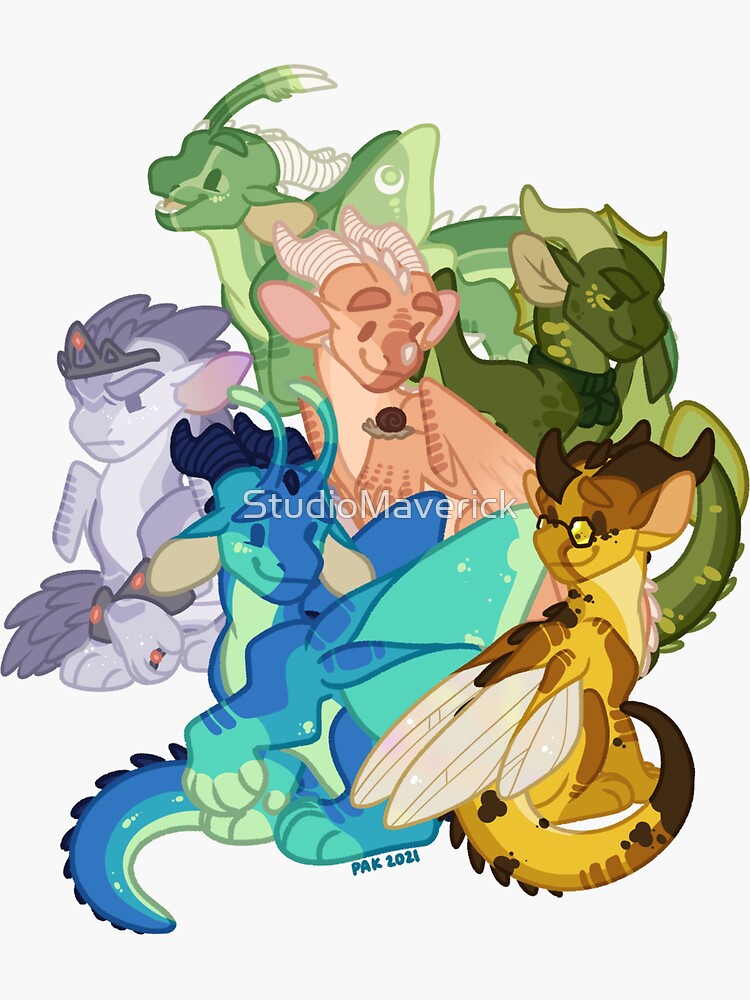 "The Lost Continent - WOF Wings of Fire" Sticker for Sale by ...