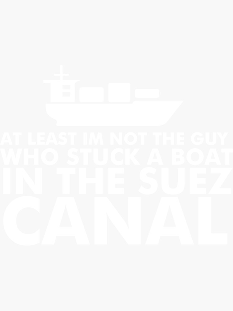 "Suez Canal" Sticker for Sale by Peaky-Angel | Redbubble