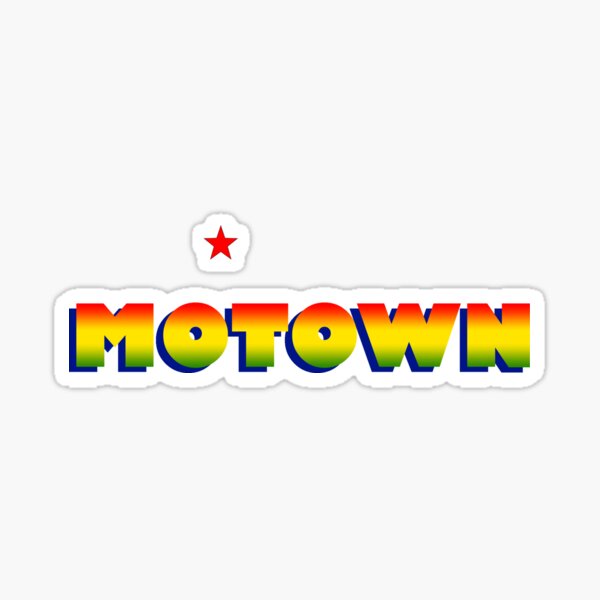 "Motown USA Label" Sticker for Sale by DoctorDisco63 | Redbubble