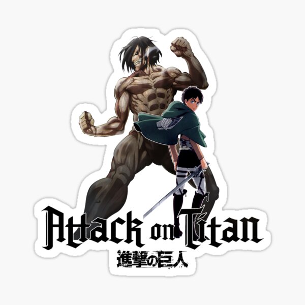 "Eren jaeger" Sticker for Sale by GeekManiacs | Redbubble