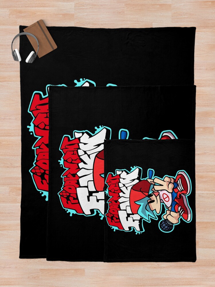 "Friday Night Funkin, Boyfriend" Throw Blanket for Sale by excusememood ...