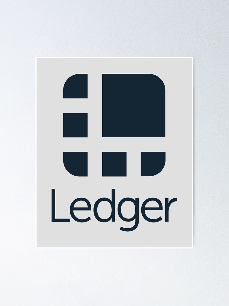 "Ledger Wallet" Poster by PopFoxT-shirts | Redbubble