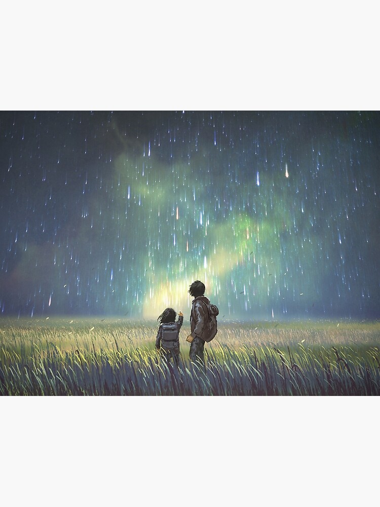 "Fantasy Art Illustration Fairy Tale Graphic Design Stars Falling ...