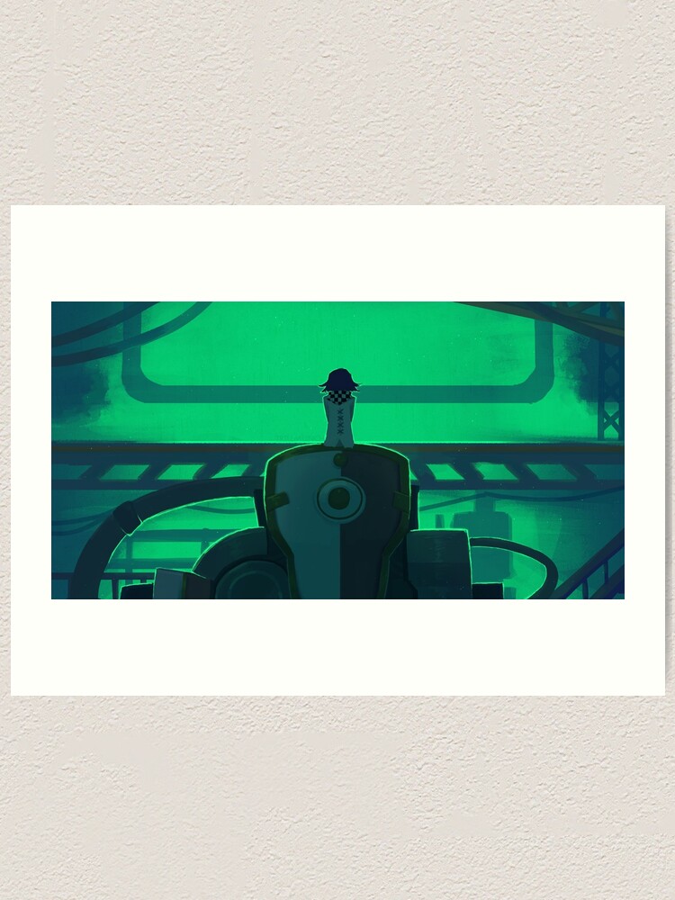 "Danganronpa V3 Kokichi Ouma Exisal Hangar" Art Print by Trillmunch ...