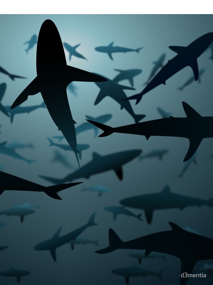 Sharks, Lots and Lots of Sharks Leggings sold by DaviBarrett | SKU ...