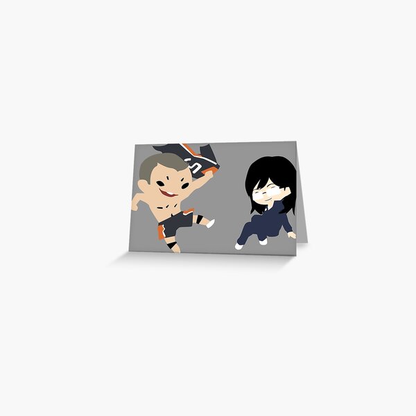 " (Kiyoko X Tanaka) Chibi Version" Greeting Card by Locke56Design ...