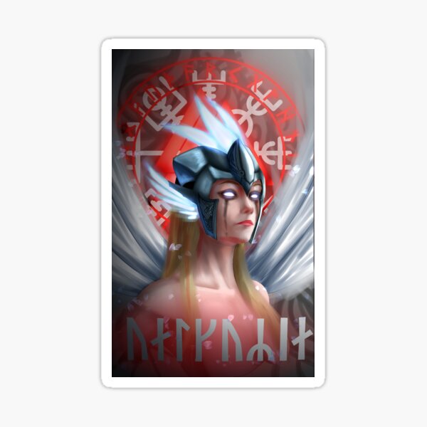 "Valkyrie" Sticker for Sale by Doki29 | Redbubble