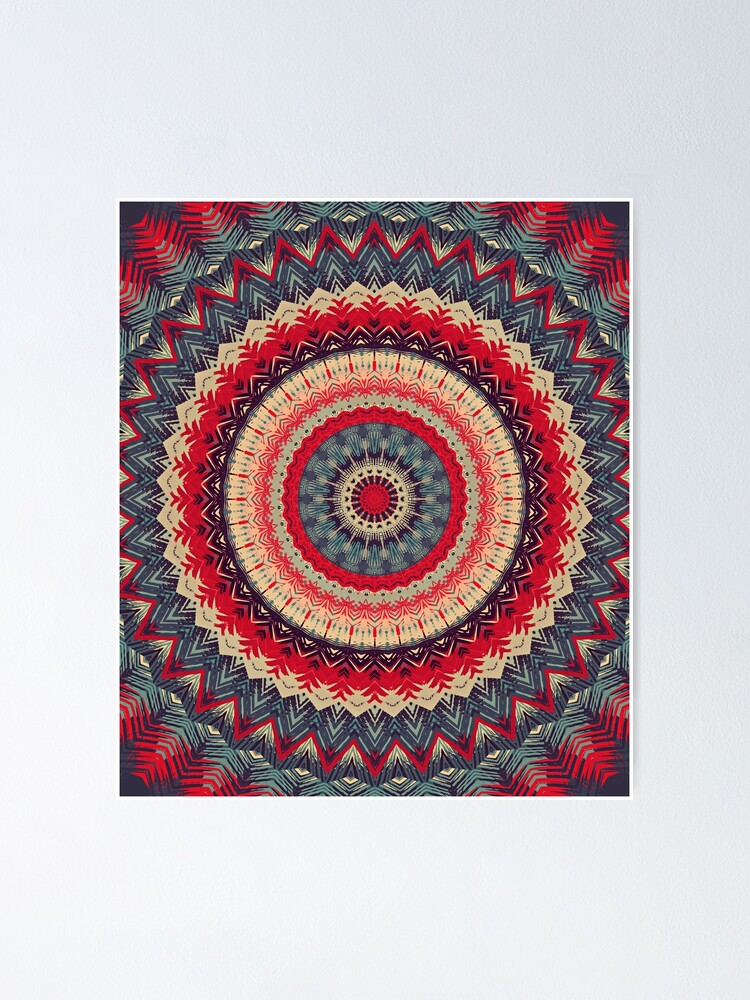 "Mandala 077" Poster for Sale by PatternsofLife | Redbubble