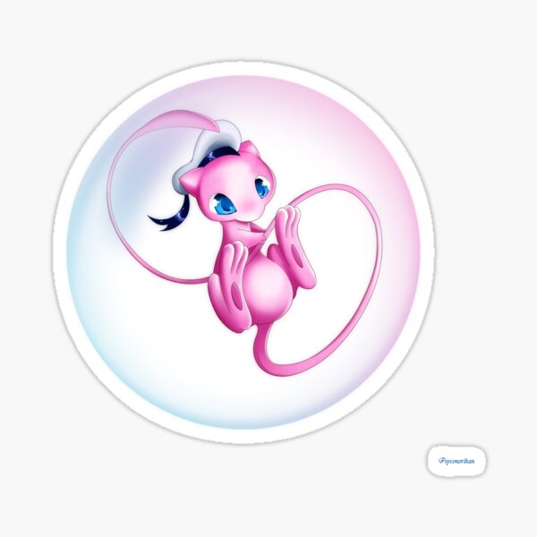Pokemon Mew Stickers | Redbubble
