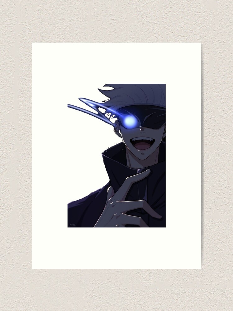 "Gojo satoru six eyes jujutsu kaisen" Art Print by firmanmz | Redbubble