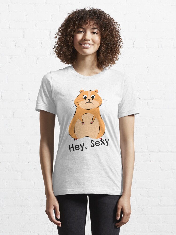 "Sexy Cute Hamster" T-shirt for Sale by Wachi-A | Redbubble | hamster t ...