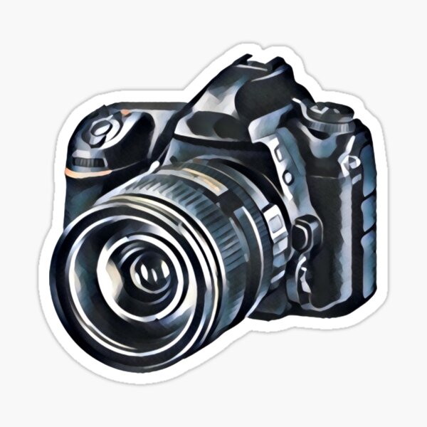 "DSLR" Sticker for Sale by adolpedesign | Redbubble