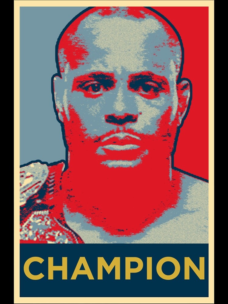 Póster «Obra de Daniel Cormier DC Champion» de PATRICIALY115 | Redbubble