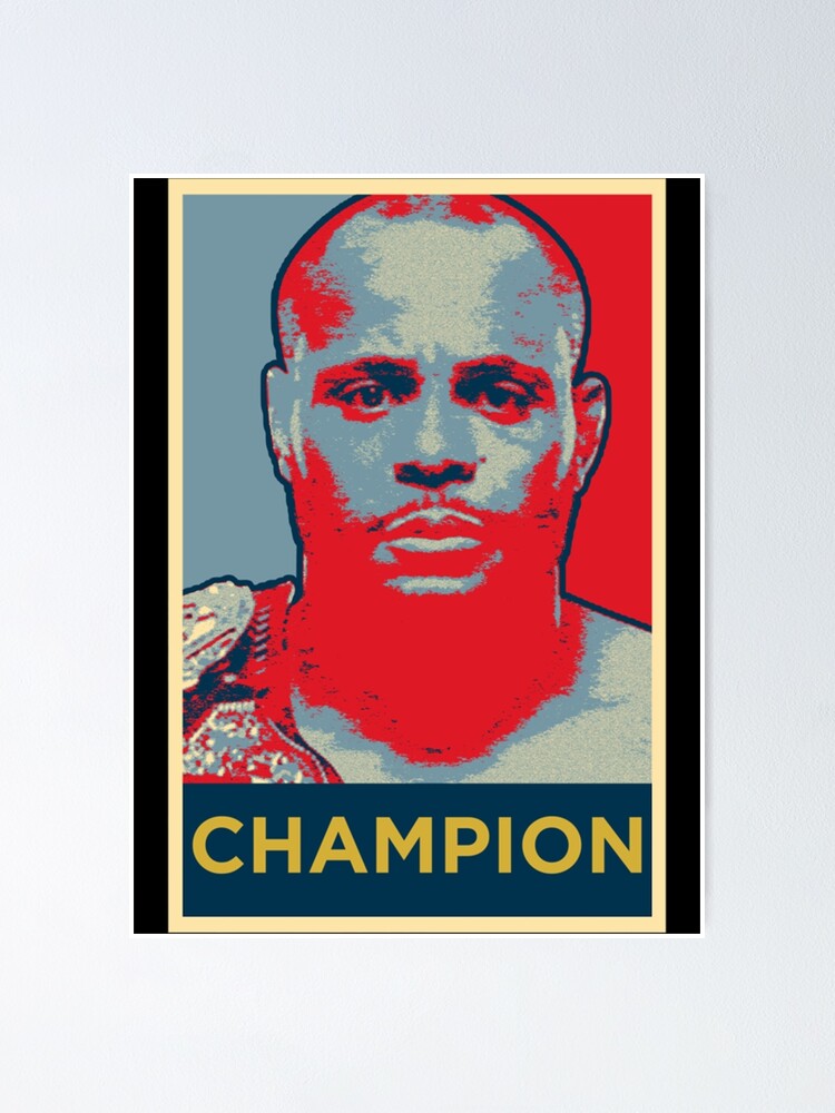 Póster «Obra de Daniel Cormier DC Champion» de PATRICIALY115 | Redbubble