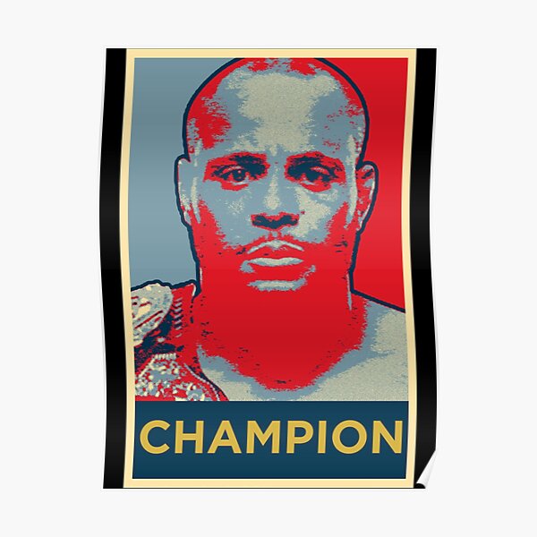 Póster «Obra de Daniel Cormier DC Champion» de PATRICIALY115 | Redbubble