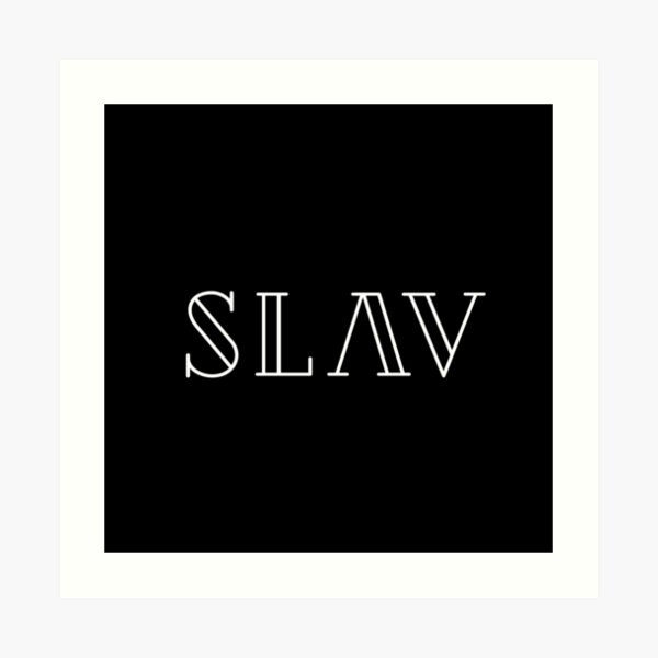 "Simple Slav Logo" Art Print for Sale by Slavonika | Redbubble