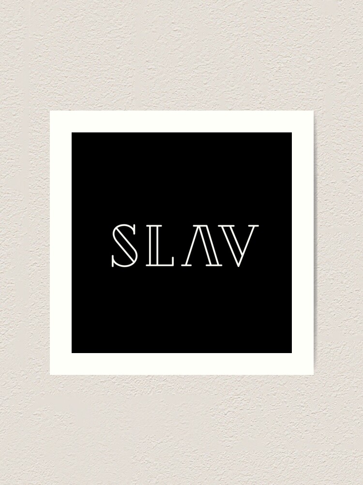 "Simple Slav Logo" Art Print for Sale by Slavonika | Redbubble