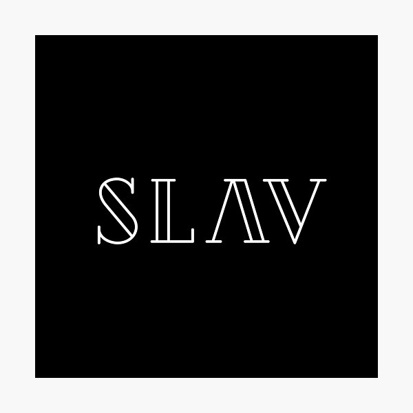 "Simple Slav Logo" Photographic Print for Sale by Slavonika | Redbubble