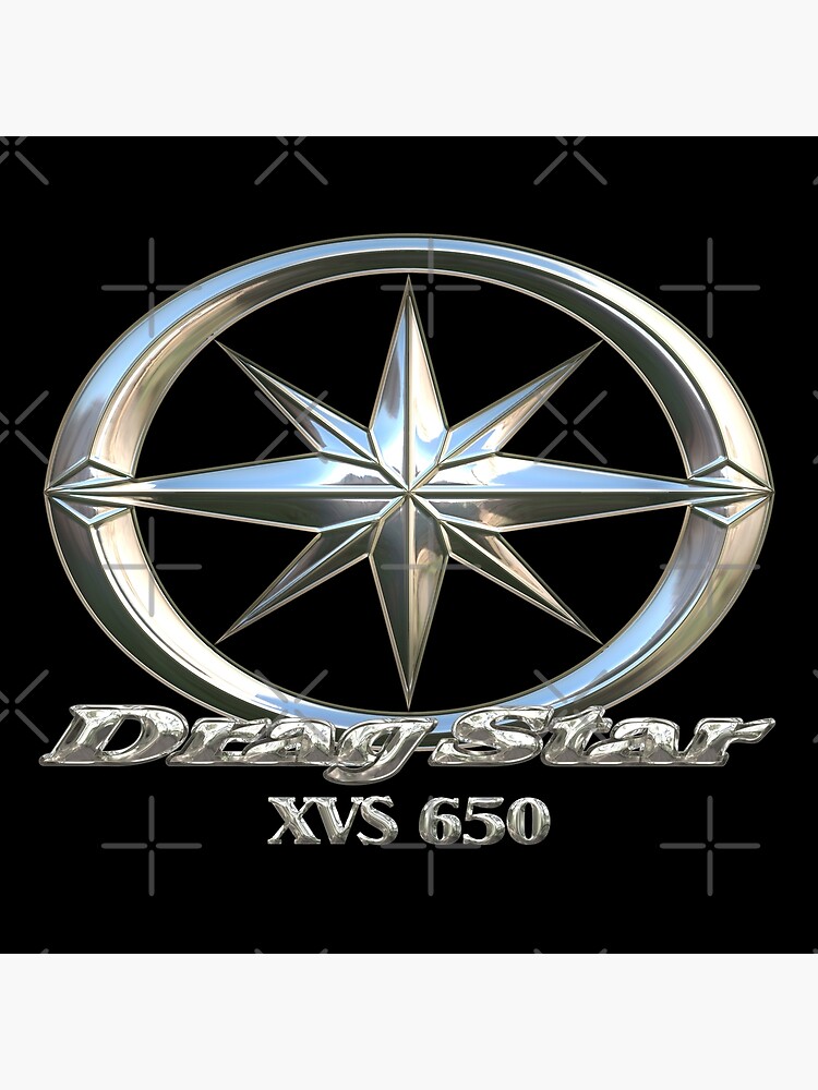 "Drag Star XVS 650 Star Logo" Art Print for Sale by KlaraBubble | Redbubble